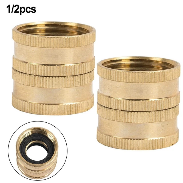 RACCORD DE TUYAU d'arrosage en laiton fiable et pratique femelle à femelle 3/4 EUR 8,42 ...