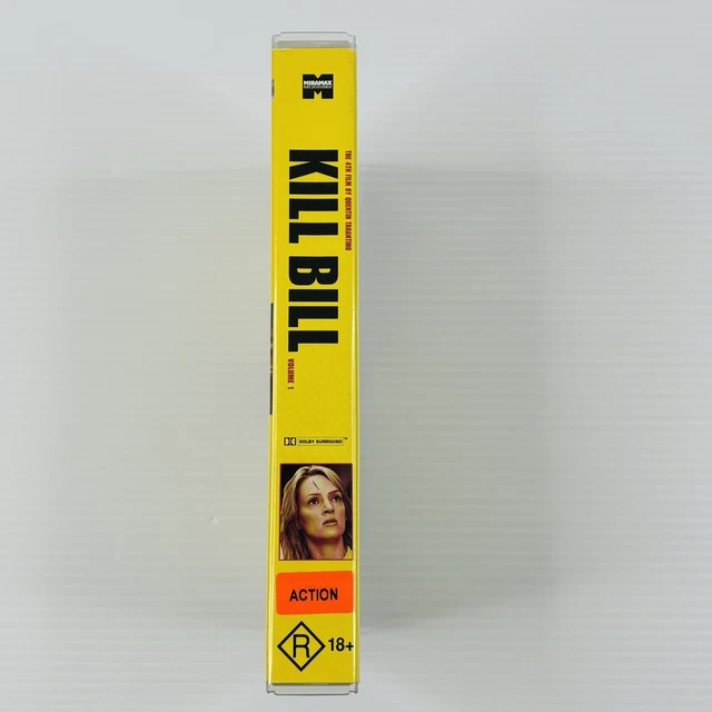 KILL BILL VOLUME 1 VHS Tape PAL 2003 Miramax Ex-Rental Tracked Postage ...
