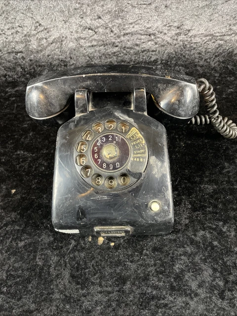 OLD TELEPHONE BAKELITE Dial Phones Vintage Retro Black Estate £3.93 ...