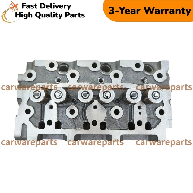 3TNE74 CYLINDER HEAD Assy For Yanmar Engine John Deere X495 X595 2210 ...