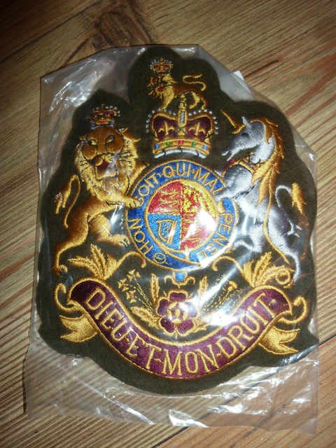 REGIMENTAL SERGEANT MAJOR Embroidered Badge Genuine British Army Issue ...
