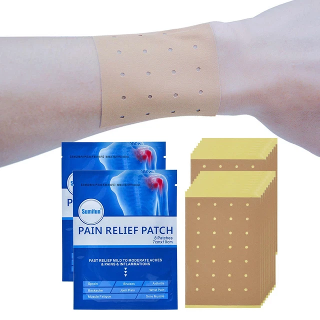 16 SHEETS NATURAL Neck Cervical Patch Pain Plaster 4x2.7in Self ...