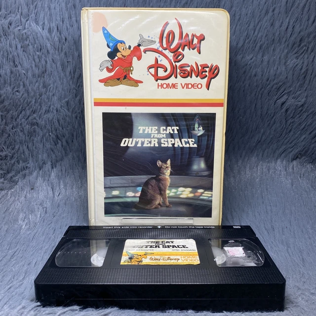 THE CAT FROM Outer Space VHS Tape 1981 Walt Disney Home Video White ...