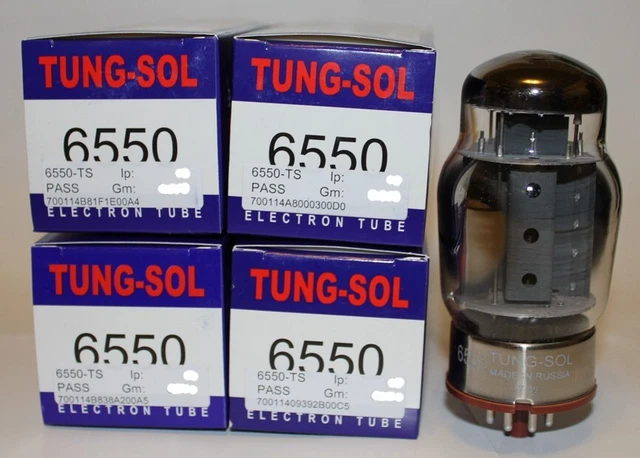 USINE PLATINE QUAD Assortis Tung Sol 6550 Tubes, Tout Neuf en Boîte EUR 330,34 - PicClick FR