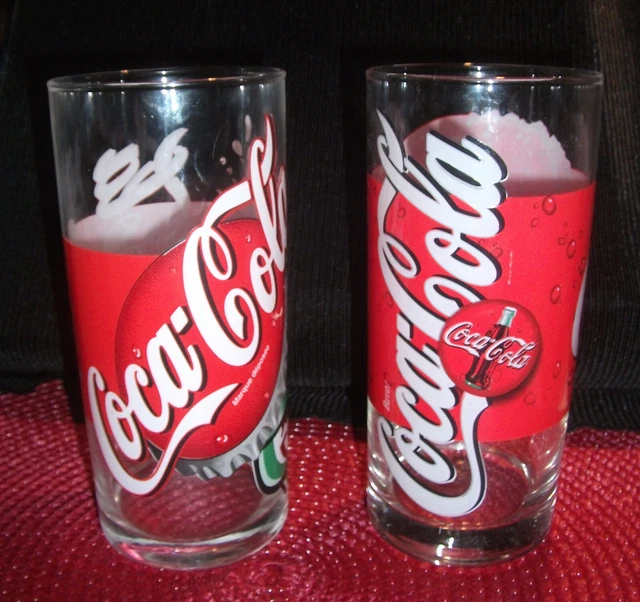 2 VERRES ANCIENS identiques De Collection COCA COLA 37 Cl 2-verres-anciens-identiques-de-collection-coca-cola-37-cl