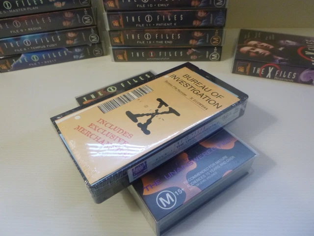 THE X FILES VHS Lot bundle 1-12 (Sealed tapes 1,2,3,4,10,11,12) + 2 ...