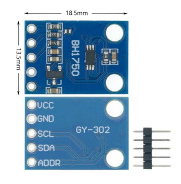 BH1750FVI GY-302 DIGITAL Light intensity Sensor Module 3V-5V For ...