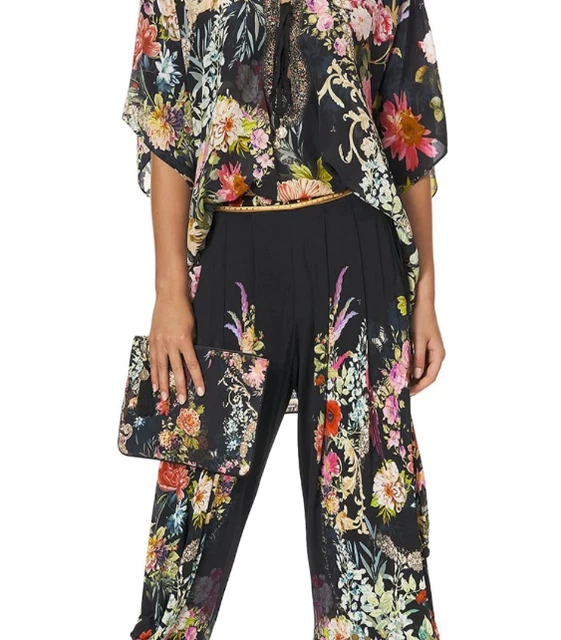 NEUF AVEC ÉTIQUETTES Camilla « Hampton Hive » Petit Sac Toile Florale ...