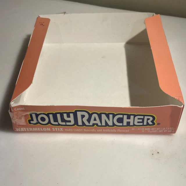 RARE VINTAGE JOLLY RANCHER CANDY STIX Display Box 1990s Watermelon. $27 ...
