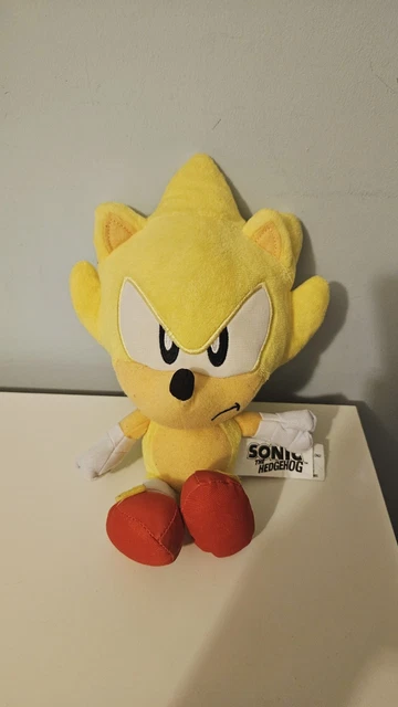 SONIC THE HEDGEHOG Super Sonic Plush Toy SEGA Collectible £7.54 ...