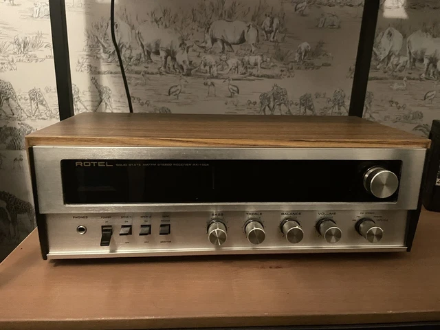ROTEL RX-150A SOLID State Stereo Receiver Amplifier Phono Vintage £70. ...