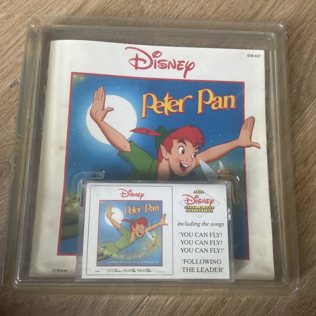 USED PICKWICK CHILDREN’S Disney Read Along Peter Pan Book And Cassette ...
