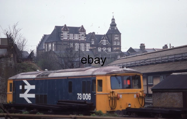 35MM RAILWAY SLIDE- BR Electro-Diesel Loco Class 73. 73006 @ Clapham ...