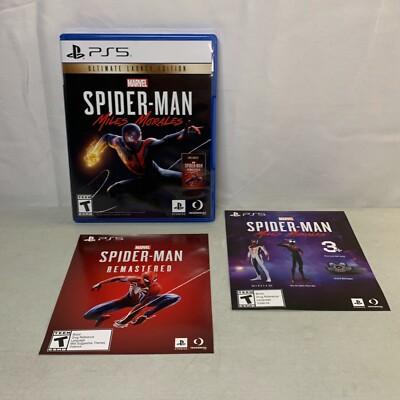 SONY PLAYSTATION MARVEL'S Spider-Man PS5 Mile Morales Ultimate Launch ...