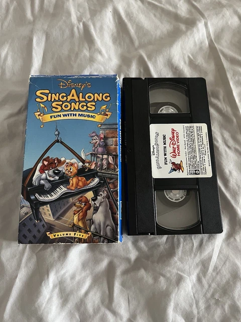 DISNEY SING ALONG Songs Fun with Music VHS 1993 Vol 5 Oliver & Company & More £4.10 - PicClick UK