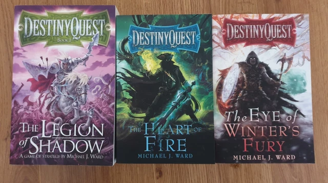 3 X DESTINY QUEST Books 1 - 3 Michael J. Ward / Gamebooks (New ...