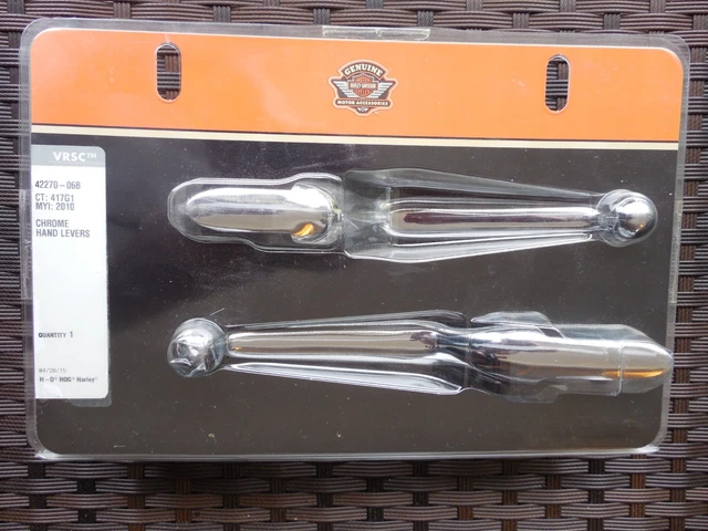 HARLEY DAVIDSON V ROD Hand Control Lever Kit Chrome UVP 220,66€ EUR 210 ...
