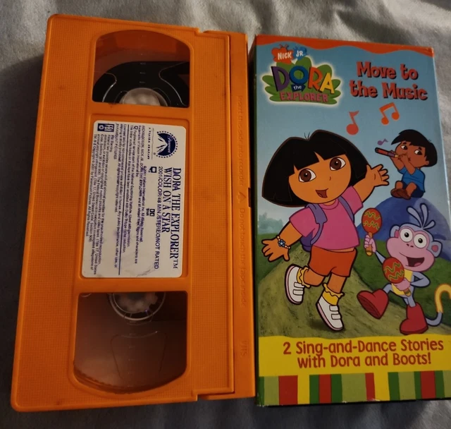 DORA THE EXPLORER Move to the Music 2002 VHS Tape $5.40 - PicClick CA