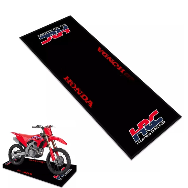 FOR HONDA RACING HRC Bike Garage Floor Pit Mat Workshop Carpet Mat 220 ...