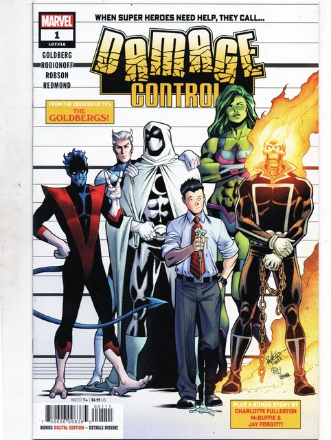 MARVEL DAMAGE CONTROL 1 Comic High Grade NM 9.2 Bag Board 2022 Hot Fun ...