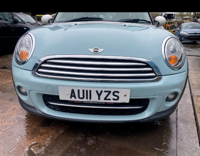 MINI HATCH, R56, Front Bumper With Grille & Fogs, Ice Blue B28, 2011 ...