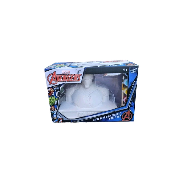MARVEL AVENGERS INCREDIBLE Hulk Money Box Paint Your Own 6" Super Hero ...