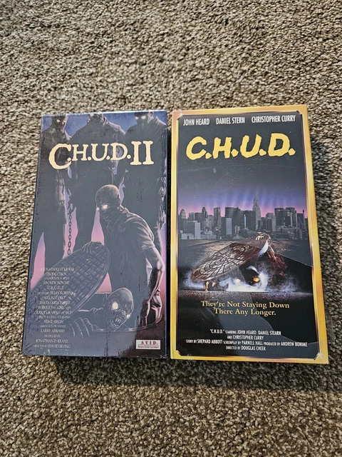 HORROR VHS LOT - C.H.U.D + C.H.U.D 2 SEALED VERY RARE Chud $100.00 ...