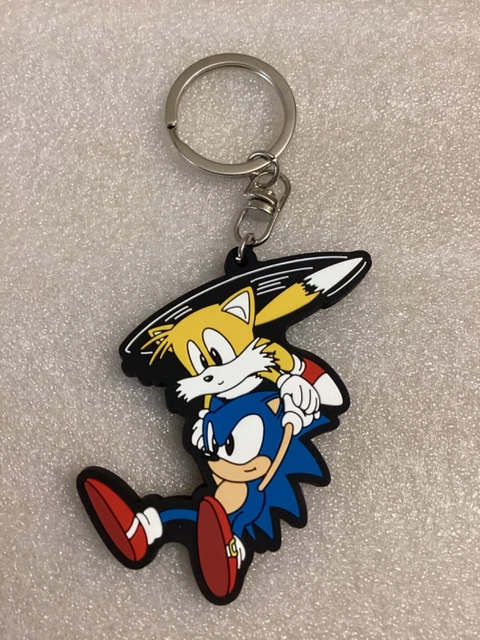 SONIC THE HEDGEHOG Tails Keychain 60th Anniversary 60 GO SEGA Japan ...
