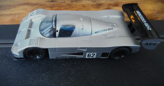 SCALEXTRIC VINTAGE AEG Mercedes Benz Le Mans car 62 £15.00 - PicClick UK
