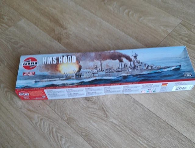AIRFIX VINTAGE CLASSICS HMS HOOD 1:600 Scale Naval Maritime Ship Kit £ ...