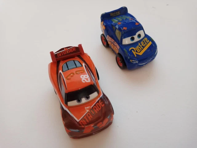 MATTEL DISNEY PIXAR mini cars die cast Lightning McQueen & Tim ...