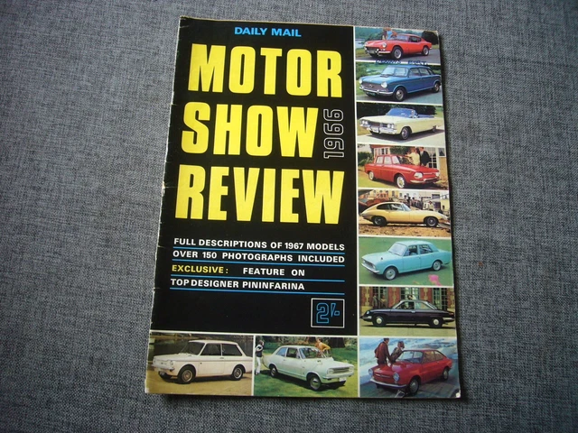 DAILY MAIL REVIEW Of The 1966 Motor Show, annual magazine, excellent ...