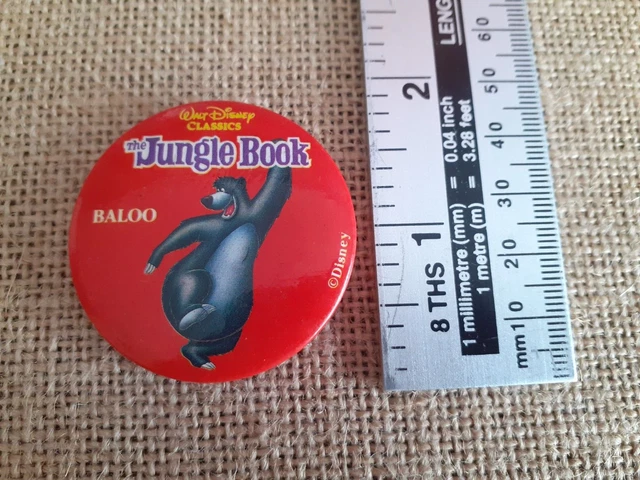 VINTAGE WALT DISNEY Classics Jungle Book Baloo Badge £9.99 - PicClick UK