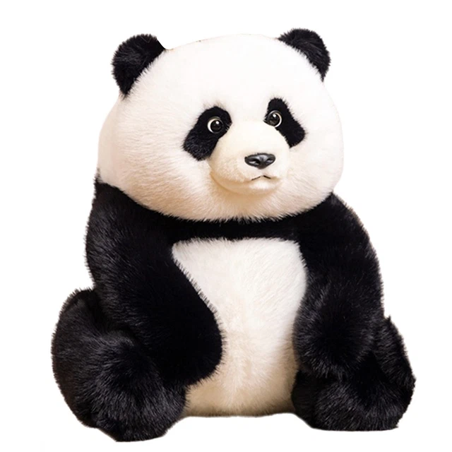 REALISTIC AND CUTE Giant Panda Baby Plush Toy Simulation Animal Panda ...