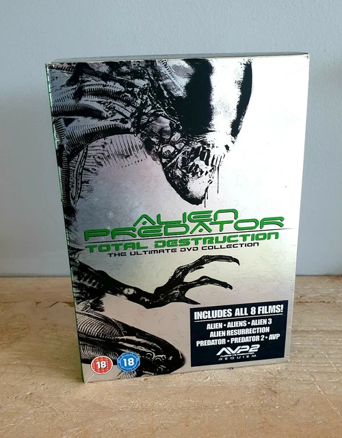 ALIEN PREDATOR TOTAL Destruction The Ultimate DVD Collection includes ...