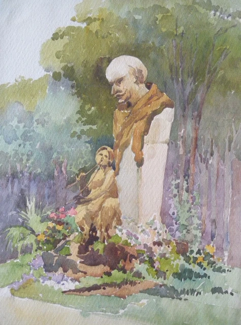 LOUIS JULLIEN-ROUSSET (1873-1921) (08) - aquarelle - paysage EUR 200,00 ...