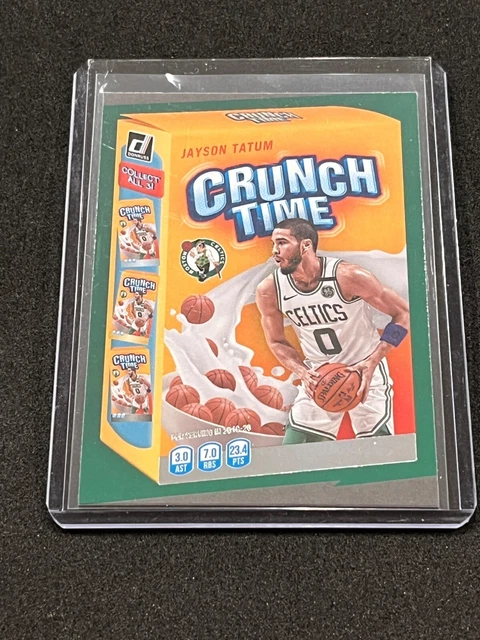 2020-21 PANINI DONRUSS Basketball Jayson Tatum Crunch Time #20 - Boston ...