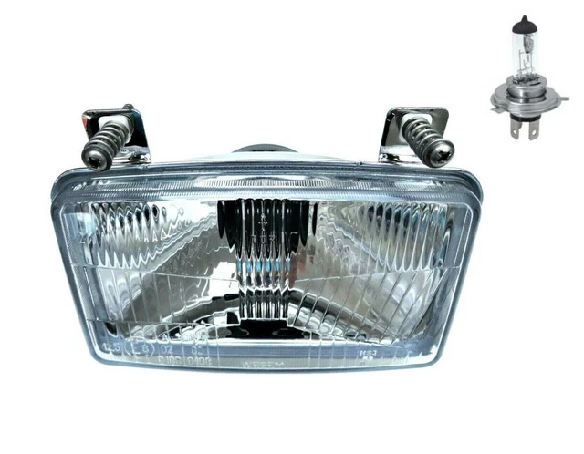 PHARES AVEC AMPOULE H4 12V Feux de Route Feu Croisement Tracteur Deutz ...