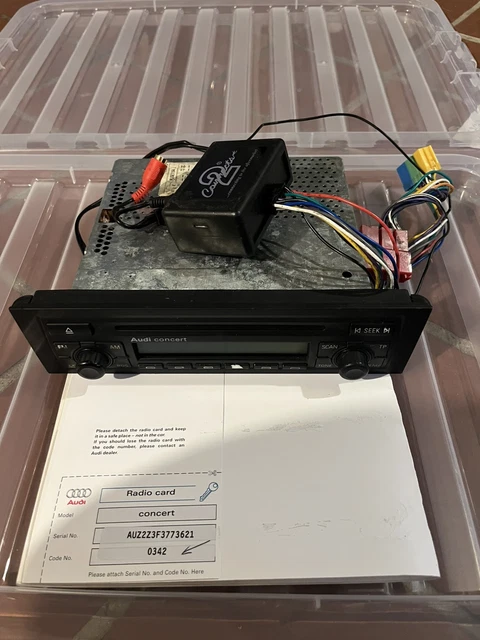 AUDI A3 8P Audi Concert Stereo Radio Cd Player Head Unit 2004-2008 With ...