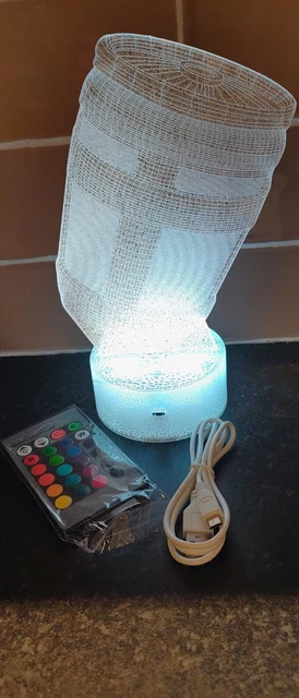 CHUG JUG 3D Night Lights Remote Control 16 colours NEW £9.95 - PicClick UK