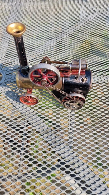 ANTIQUE TRACTION ENGINE Burner Chimney Chain Driven Loft Find £295.00 ...