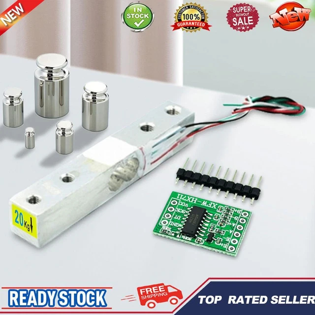 HX711 WEIGHT SENSOR Module 20KG Load Cell for Microcontroller (HX711 ...