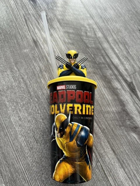 DEADPOOL & WOLVERINE 2024 Wolverine Cinema Cup With Topper Cineworld ...