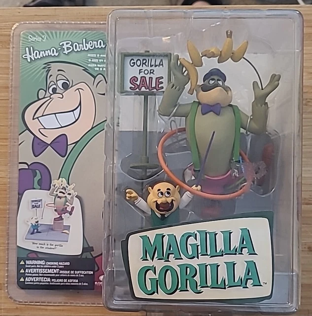 🏪 MAGILLA GORILLA & Mr Peebles Hanna Barbera Cartoon Figures McFarlane ...