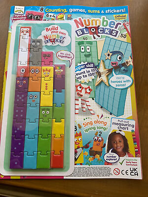 NUMBER BLOCKS MAGAZINE #9 2022 Including Clicking Numberblocks £12.50 ...