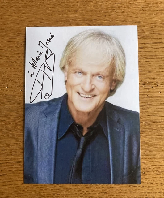 AUTOGRAPHE DÉDICACE DE Dave Chanteur Sur photo 12/17 cm EUR 7,99 ...