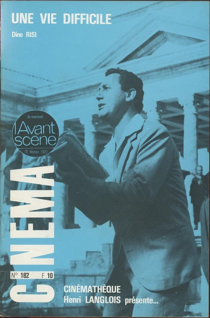 L'AVANT SCÈNE CINÉMA 182 - Dino Risi : Une vie difficile - février 1977 ...
