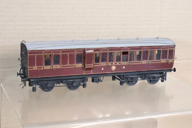MALLARD MODÈLES O Kit Jauge Construit GWR Bordeaux 3rd Class Frein ...