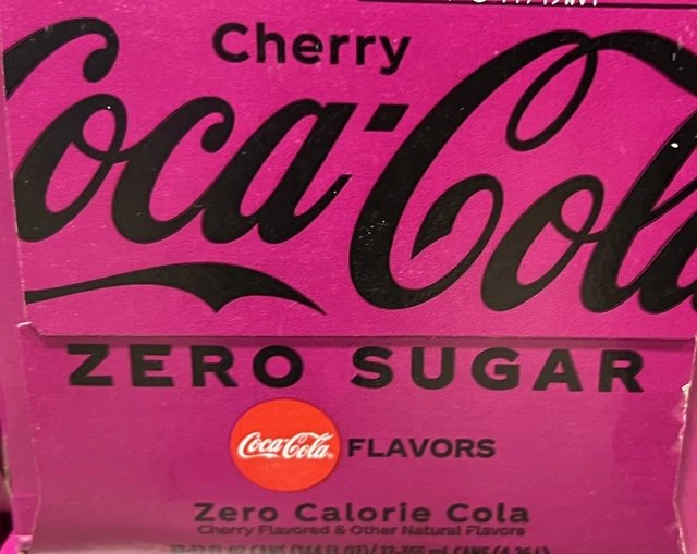 COCA COLA ZERO Sugar Cherry Cola Soda 12 pack Coke £27.17 - PicClick UK COCA COLA ZERO Sugar Cherry Cola Soda 12 pack Coke £27.17 - PicClick UK