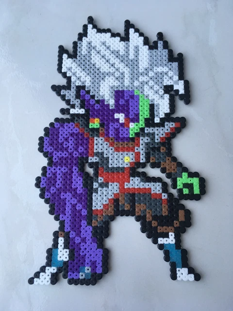 PIXEL ART / Perles A Repasser Dragon Ball Super Fusion Black Goku Et ...